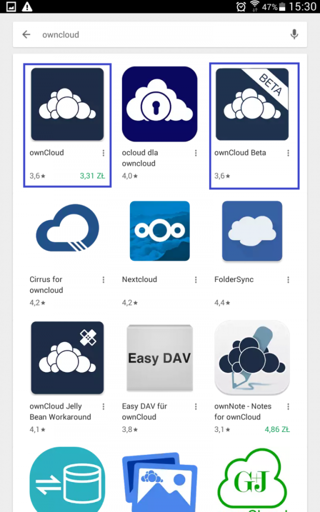 Logowanie - Android - cal.pl